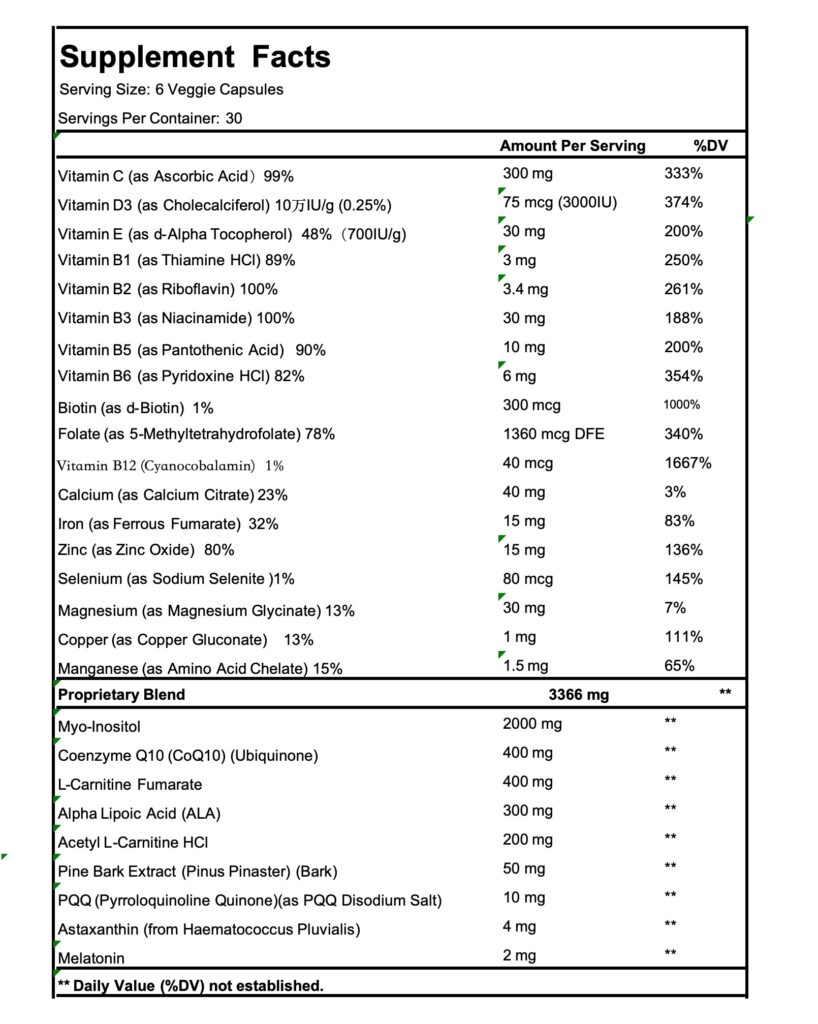 PCOSKEY® FERTILOVA PLUS PRECONCEPTION FOR WOMEN – Fertility improved ...