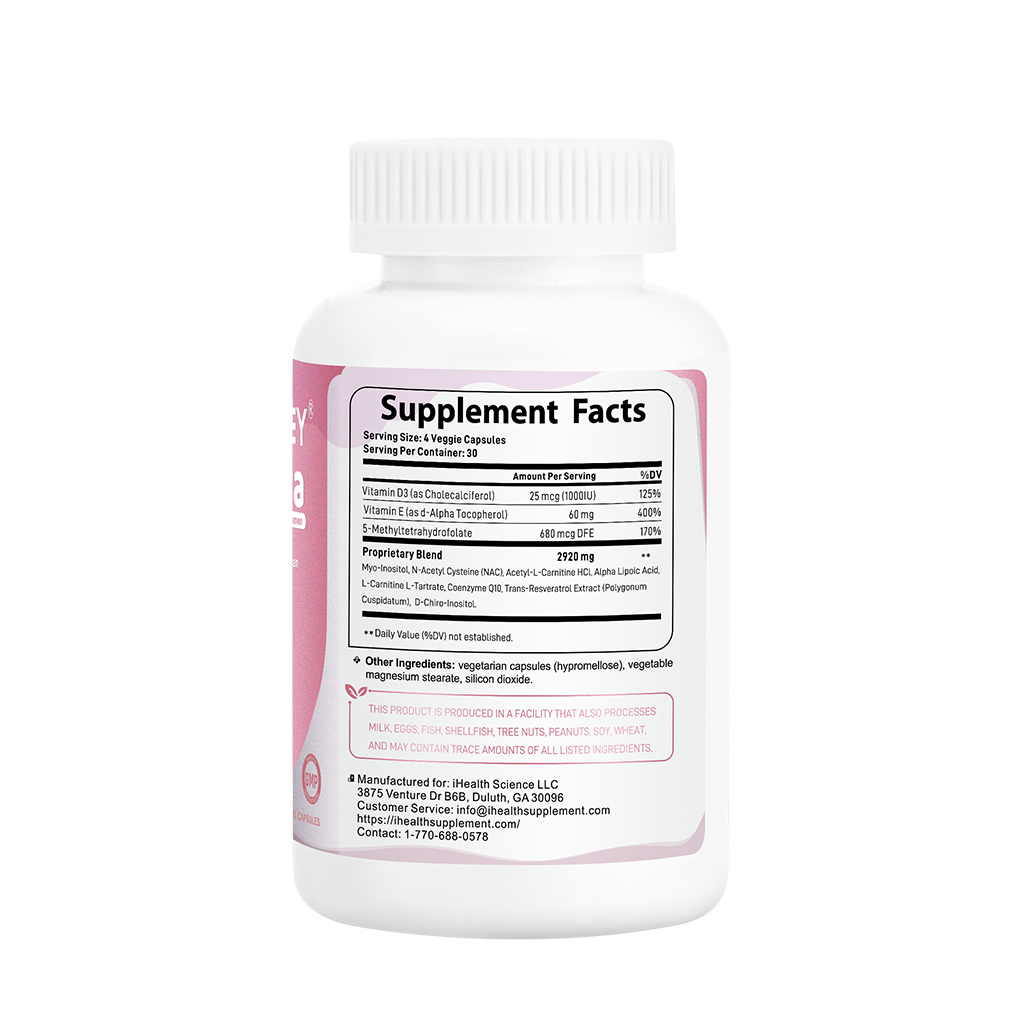 PCOSKEY® FERTILOVA for women -Fertility Formula – 120 Vegan Capsules ...